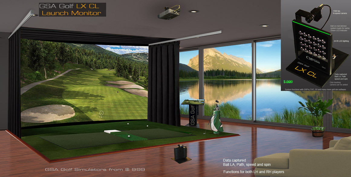 GSA Advanced Golf Simulators: Cameras