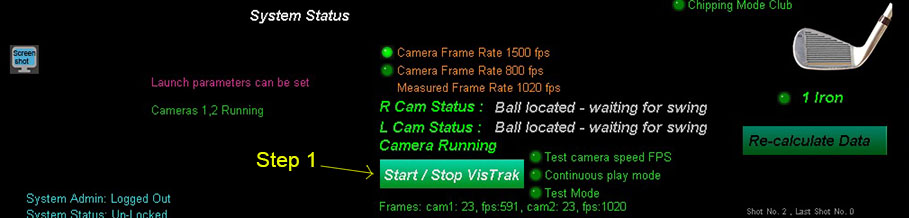 SCX camera alignment